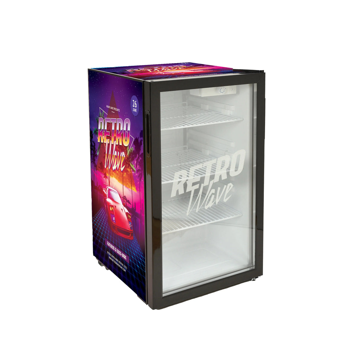Custom Large Counter Top Fridge | 80L Compact Display Cooler – HiStandards